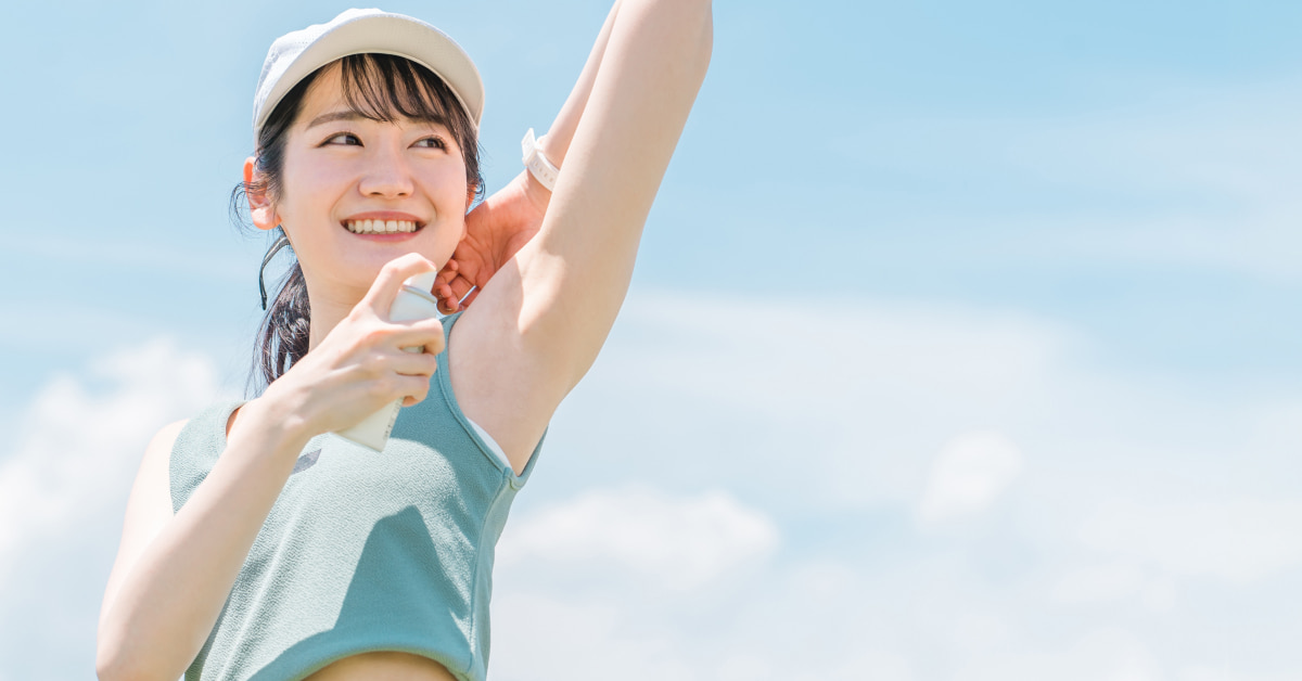 デオドラントと制汗剤の違いとは？汗や匂いに左右されない快適ライフを送ろう♩ | ONEcosme